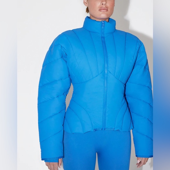 KHY | Jackets & Coats | Khy Kylie Jenner Sculpted Puffer Cobalt Blue ...